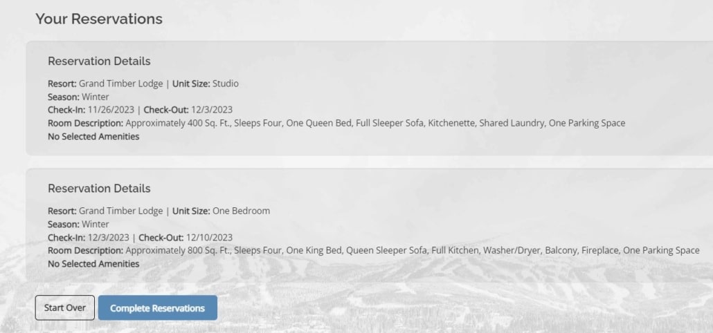 How To: Book Multiple Reservations - Breckenridge Grand Vacations Blog